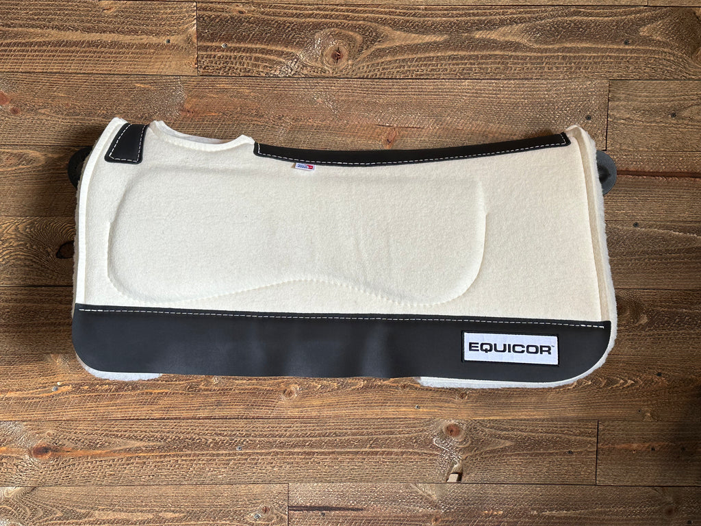 EQUICOR 31"X32" XP Saddle Pad - Wool Bottom